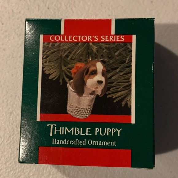 Hallmark | Holiday | 989 Hallmark Thimble Puppy 12th And Final In ...